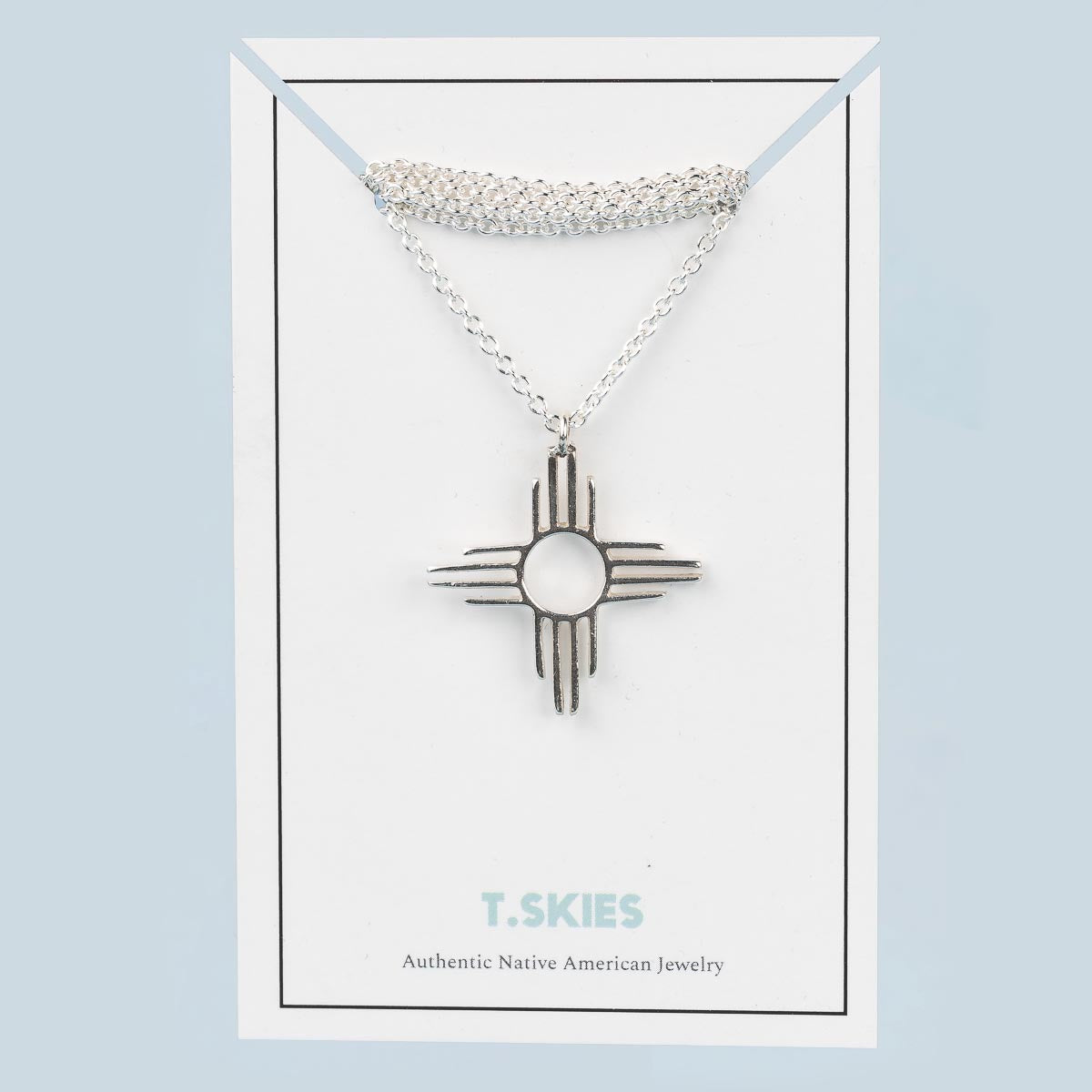 Silver zia pendant store